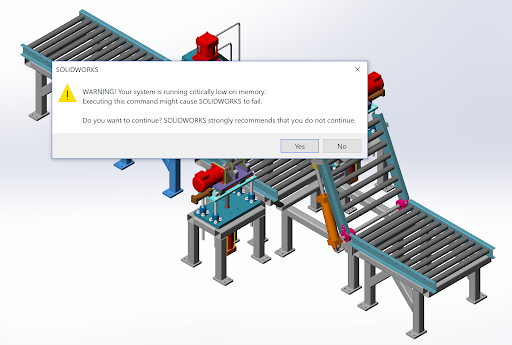 Improve Large Assembly Performance in SOLIDWORKS