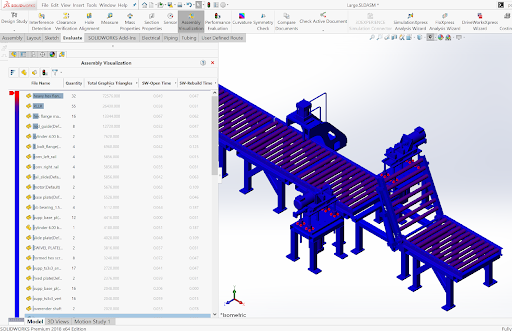 Improve Large Assembly Performance in SOLIDWORKS